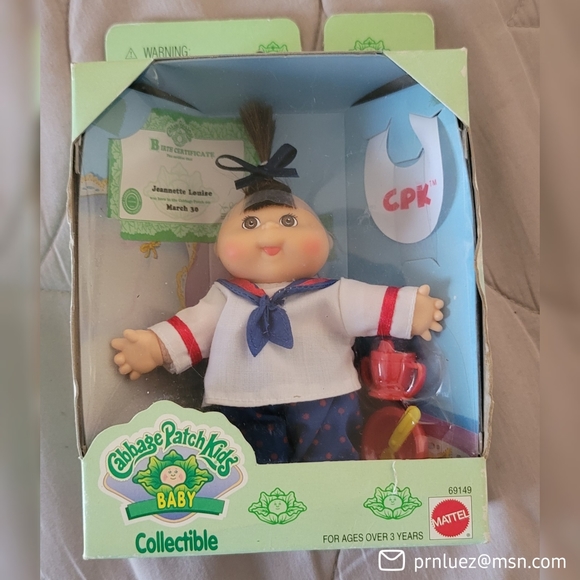 Mattel | Toys | Mattel Cabbage Patch Kids Baby Collectible | Poshmark